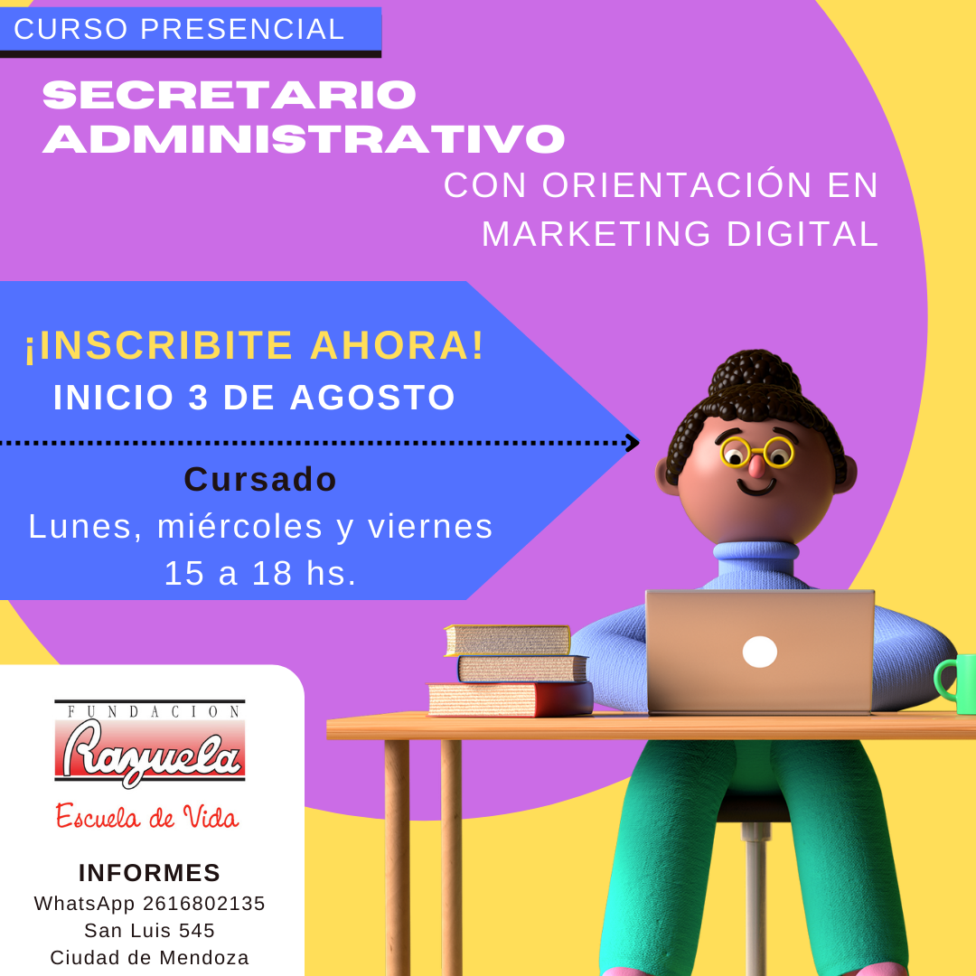 SEC ADMIN MKT DIGITAL - Fundación Rayuela | Escuela de Vida